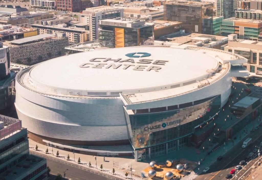 Chase Center Seating Chart with Seat Number and Rows