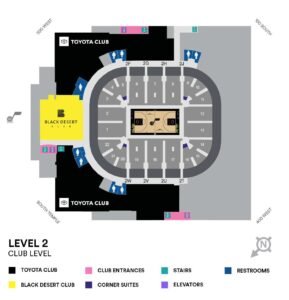 Delta Center Seating Chart with Seat Number and Rows